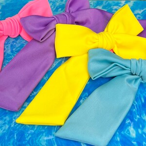 Pool Hair Bows, Water Bows, Swim Hair Bows, Hair Bows for Girls, Lake ...
