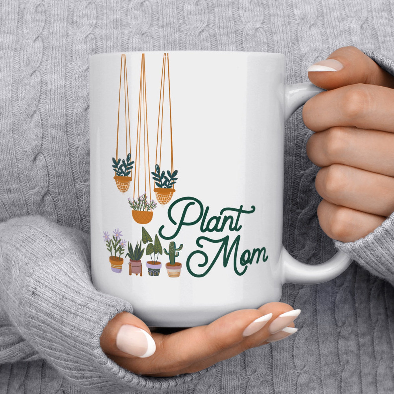 Plant Mom Mug Plant Mug Houseplant Lover Cup Gardener Gift - Etsy