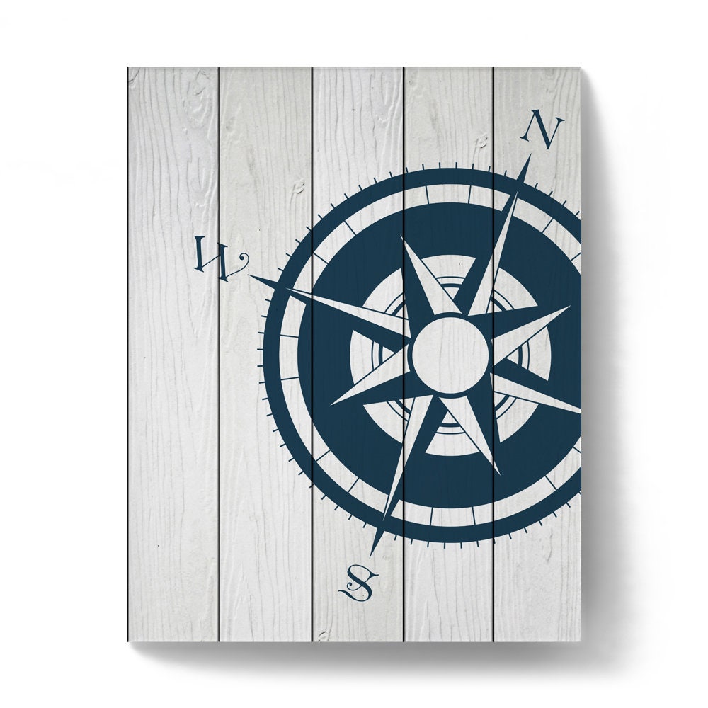 Nautical Compass Compass Print Nautical Decor Nautical - Etsy Canada