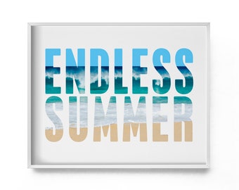 Endless Summer Print - Etsy