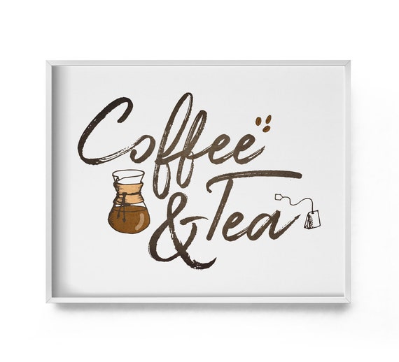 Coffee Station Sign