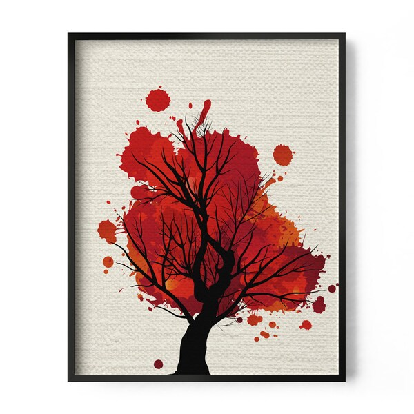Modern Tree Art - Etsy