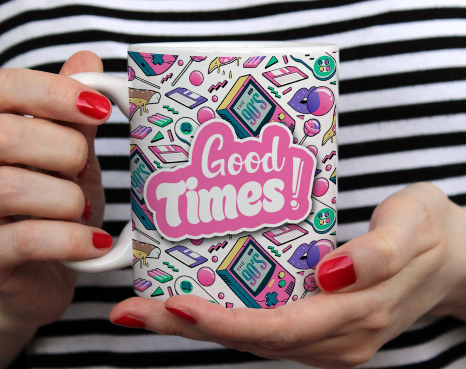 1990's Retro Coffee Mug 90's Nostalgic Mug - Etsy