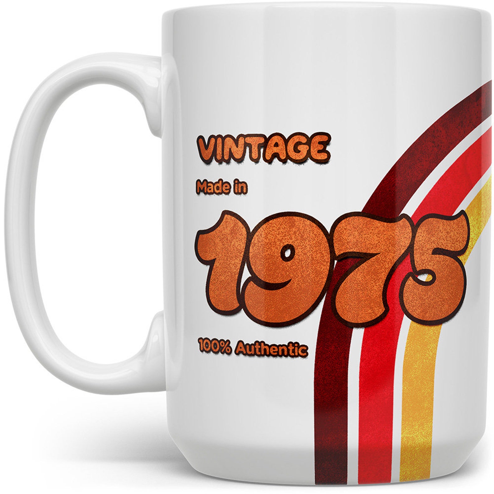 Custom 1970s Retro Coffee Mug: Vintage Birthday Gift - Etsy