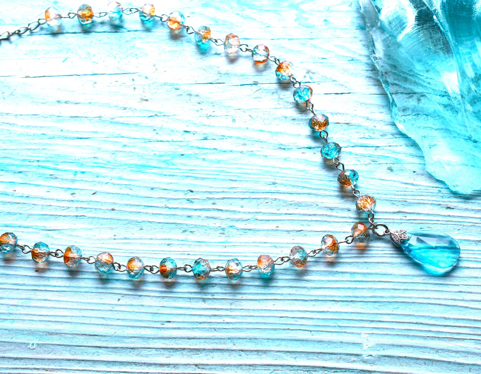 Turquoise Blue Choker Necklace, Patina Turquoise Necklace, Aqua Blue ...