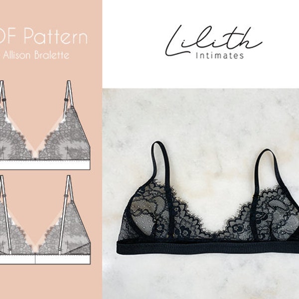 Triangle Bralette - Etsy