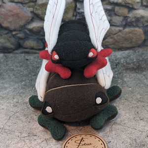 Cicada Plushy Stuffed Animal Friend Insect Bug Lover Unique Nature ...