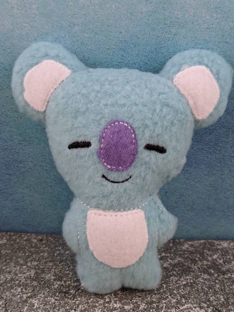 BT21 BTS Chibi Kawaii Mint Stuffed Hedgehog Toy Small Animal - Etsy