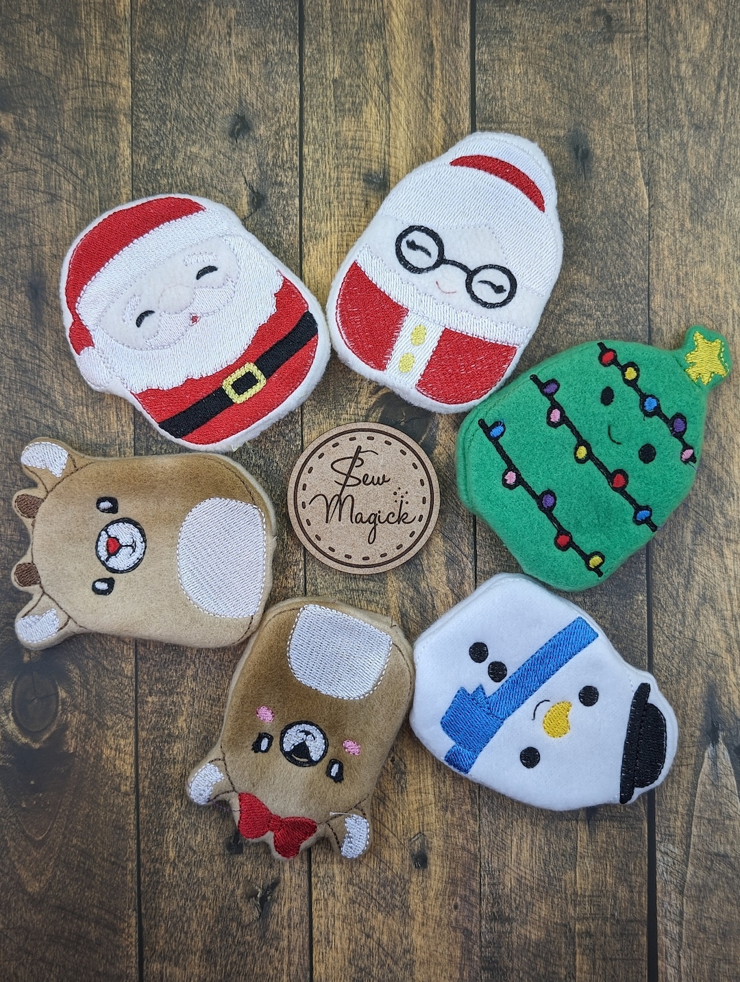 Festive Holiday Squishy Pudgy Pals Fleece Mint Stuffed Hedgehog Toy ...