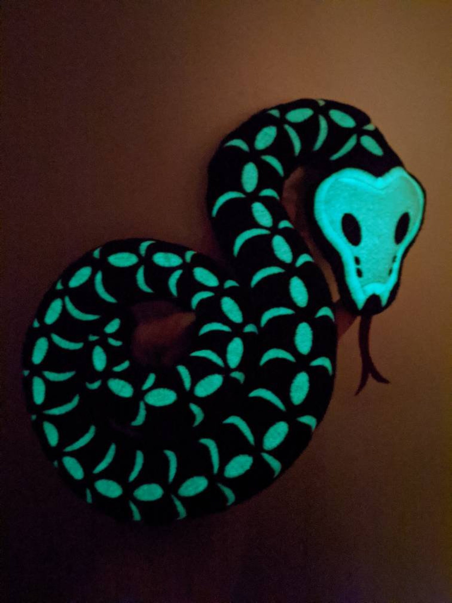 Skeleton Snake Glow in the Dark - A Plushie Stuffed Animal Friend Snake ...