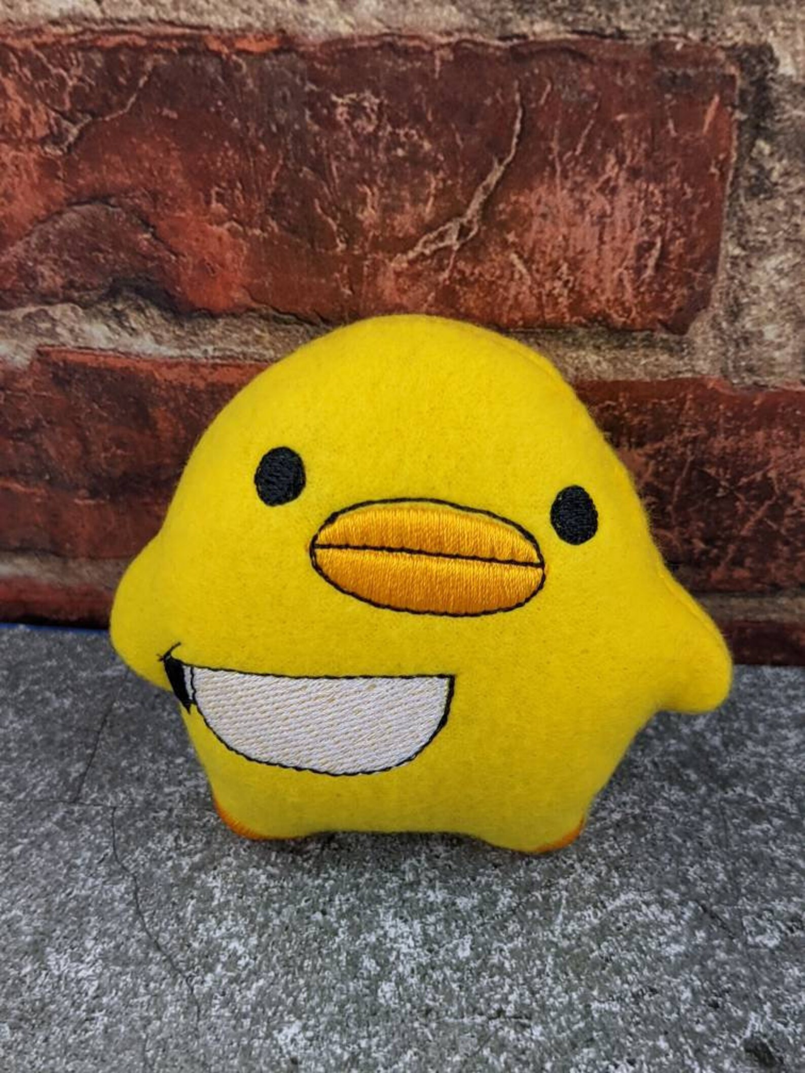 Quackers the Meme Duck Mint Stuffed Hedgehog Toy Cage Buddy - Etsy