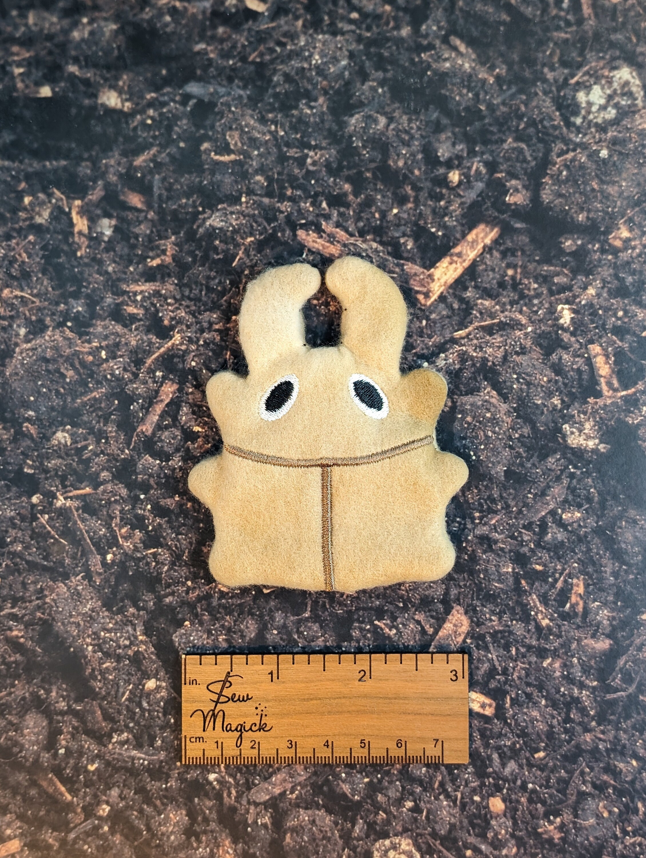 Garden Friends Stag Beetle Scarab Bug Froggy Kawaii Chibi Fleece Mint ...