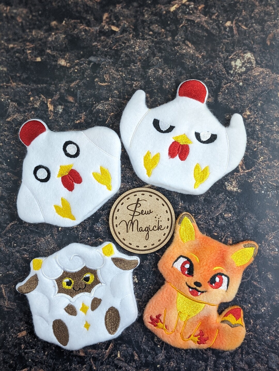 Chikpi Lamball Foxsparks Pals Kawaii Chibi Fleece Mint Stuffed Hedgehog ...