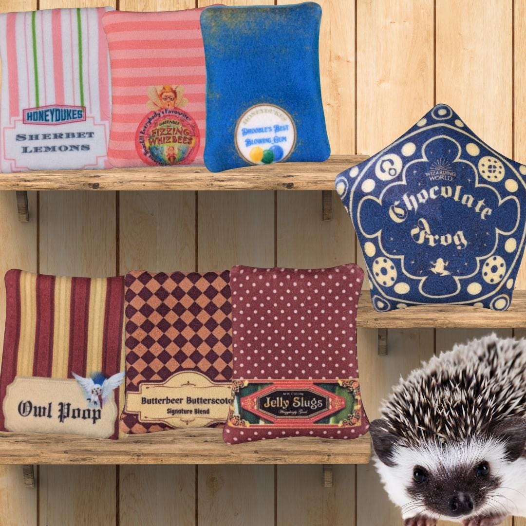 Honey Hogs Chocolate Frogs and More Faux Candy Kawaii Chibi Fleece Mint ...