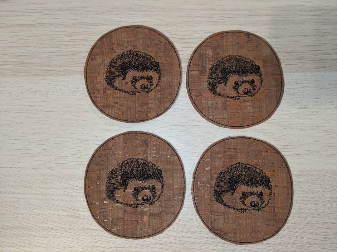 African Pygmy Hedgehog Coasters Set - Etsy