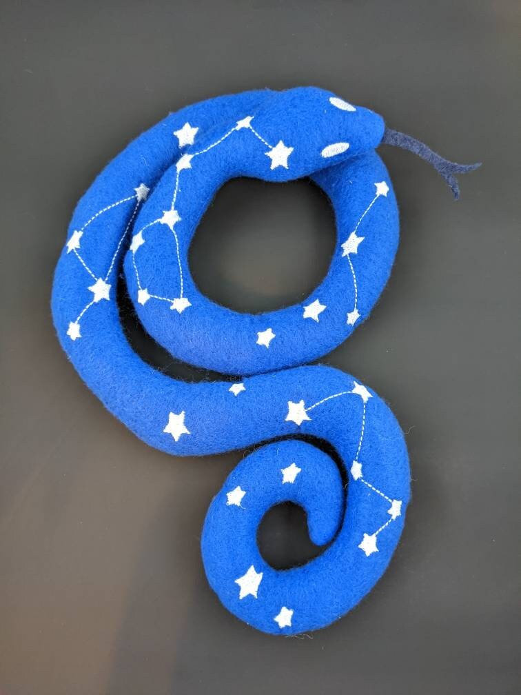 Constellation Galaxy Snake Glow in the Dark - A Plushie Stuffed Animal ...