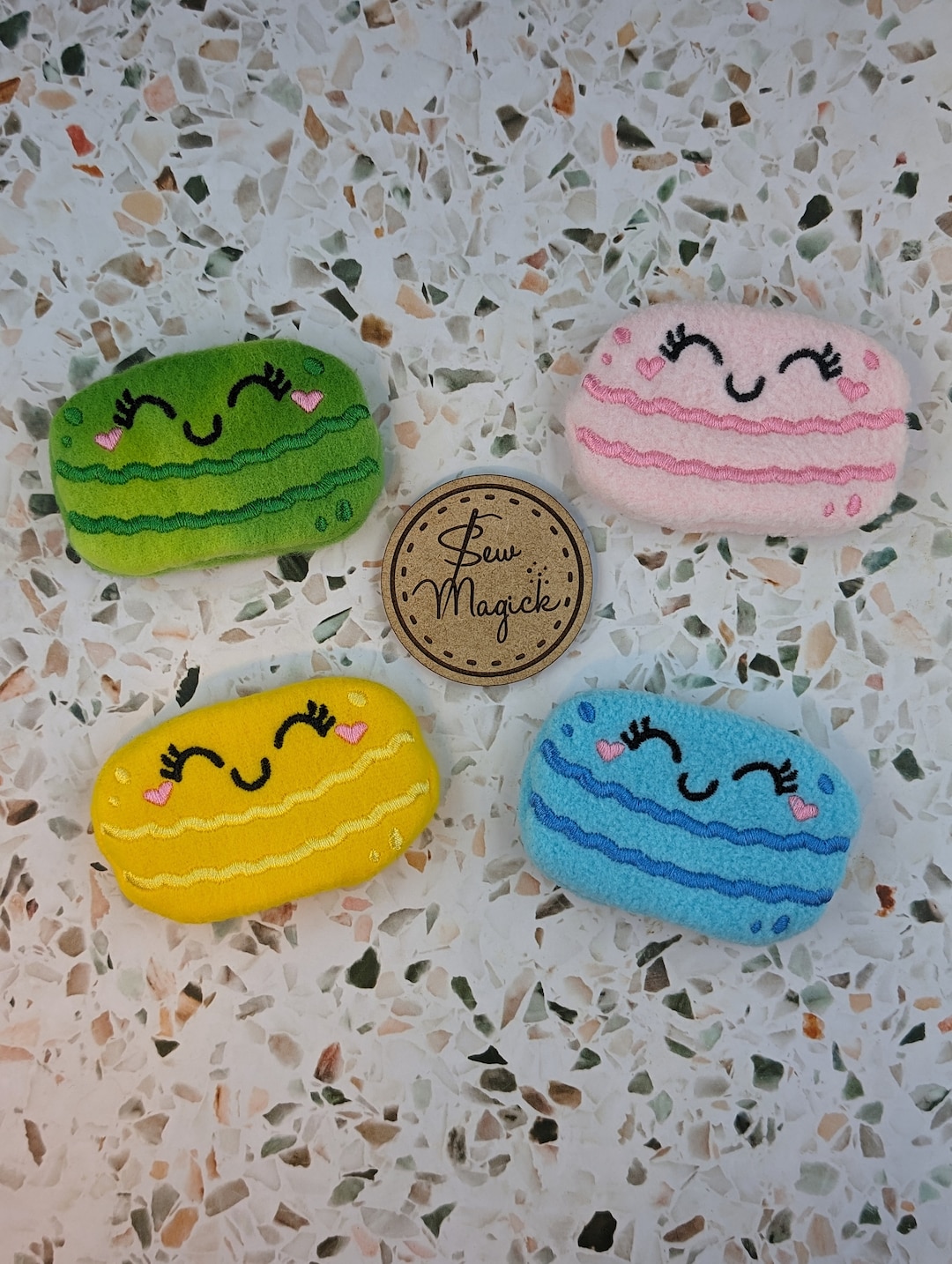 Macarons Kawaii Chibi Squish Mint Stuffed Fleece Hedgehog Rat Guinea ...
