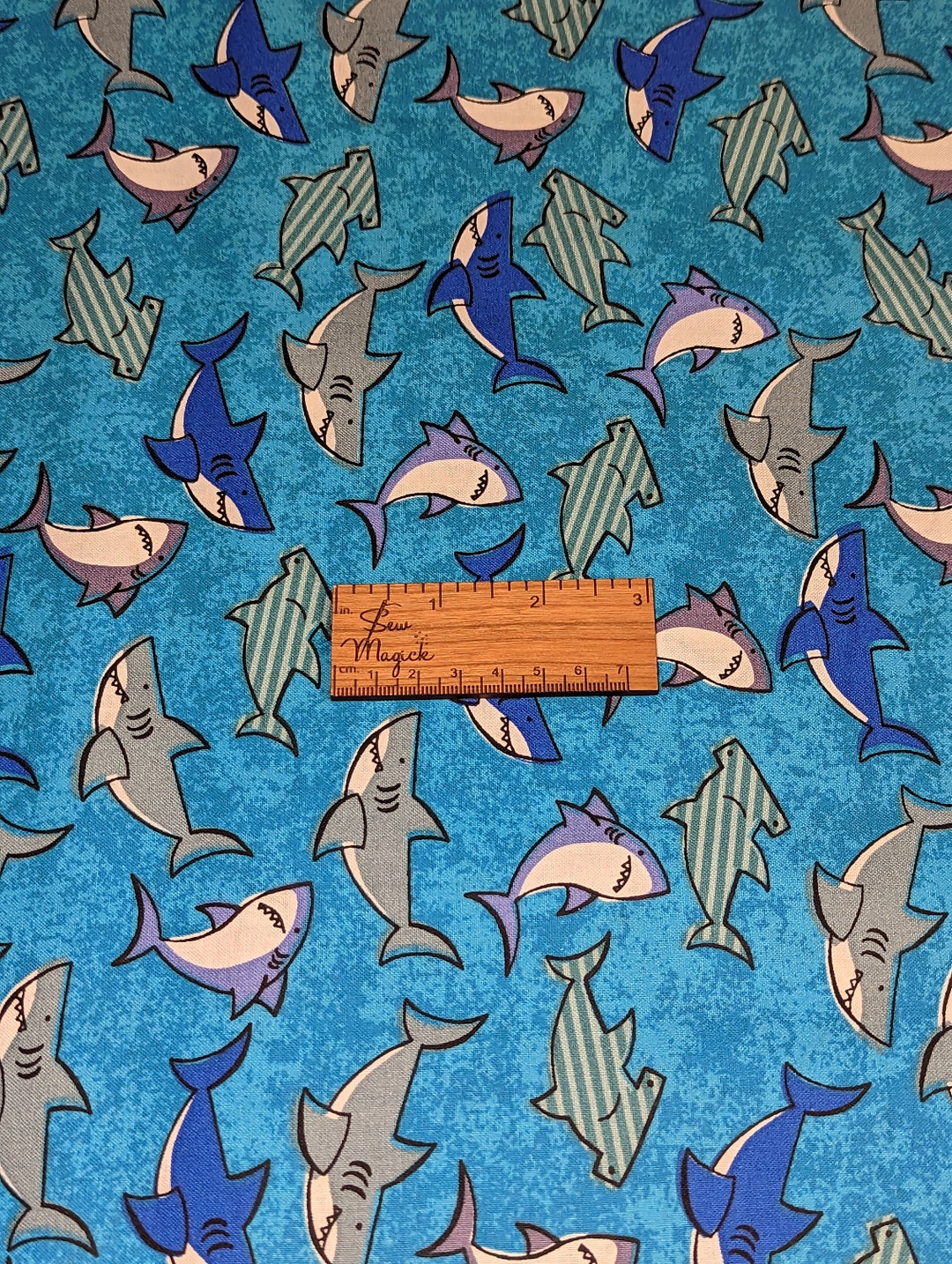 Sharks on Blue Chibi Kawaii Cuddle Bag for Hedgehogs Ferrets Degus ...