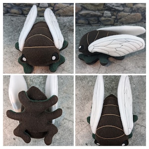 Cicada Plushy Stuffed Animal Friend Insect Bug Lover Unique Nature ...