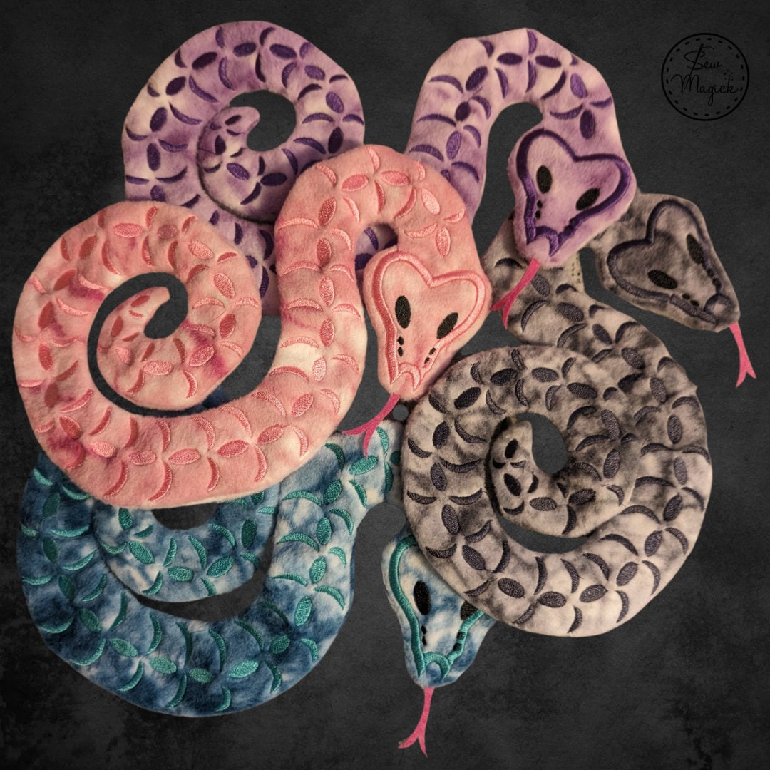 Spring Skeleton Snakes - A Plushie Stuffed Animal Friend Snake Plush ...
