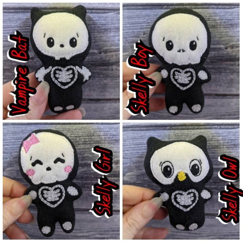 Skelly Pals Glow in the Dark Skeleton Halloween Mint Stuffed Hedgehog ...