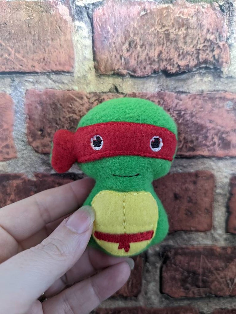 Ninja Turtle Warriors Chibi Kawaii Mint Stuffed Hedgehog Toy Small ...