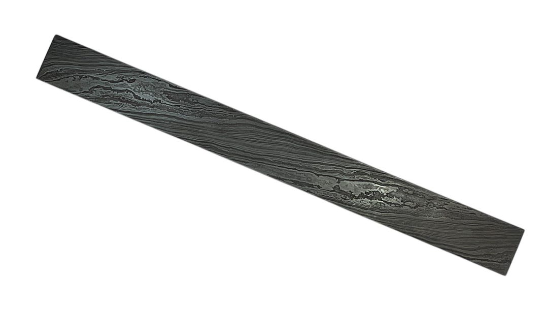 Damascus Steel Layers Twist Twisted Blade Knives Knife Bar Blank Billet ...