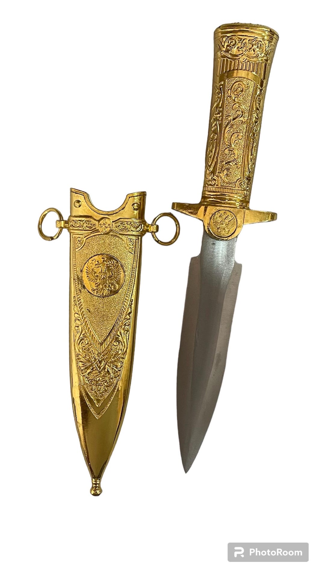 Hand Crafted Golden Look Wedding Kripan Engraved Carvings - Etsy
