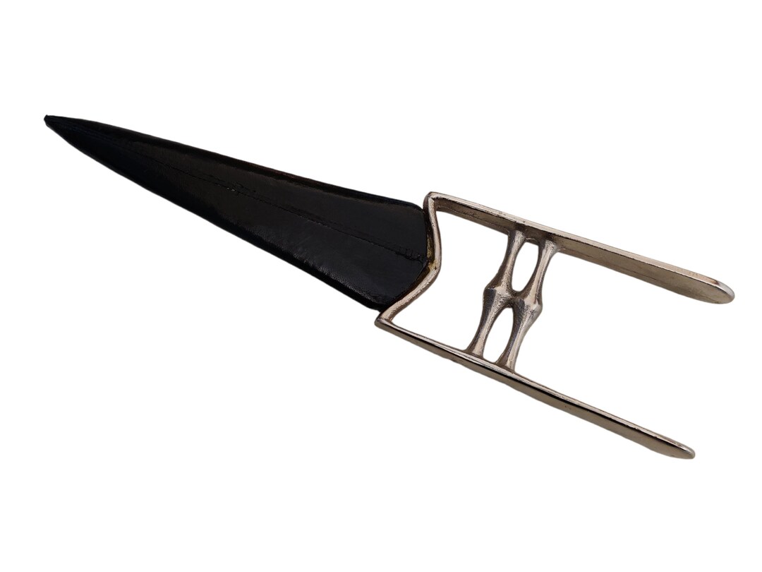 Rajput Katar Tiger Knife Dagger With Leather Scabbard. - Etsy