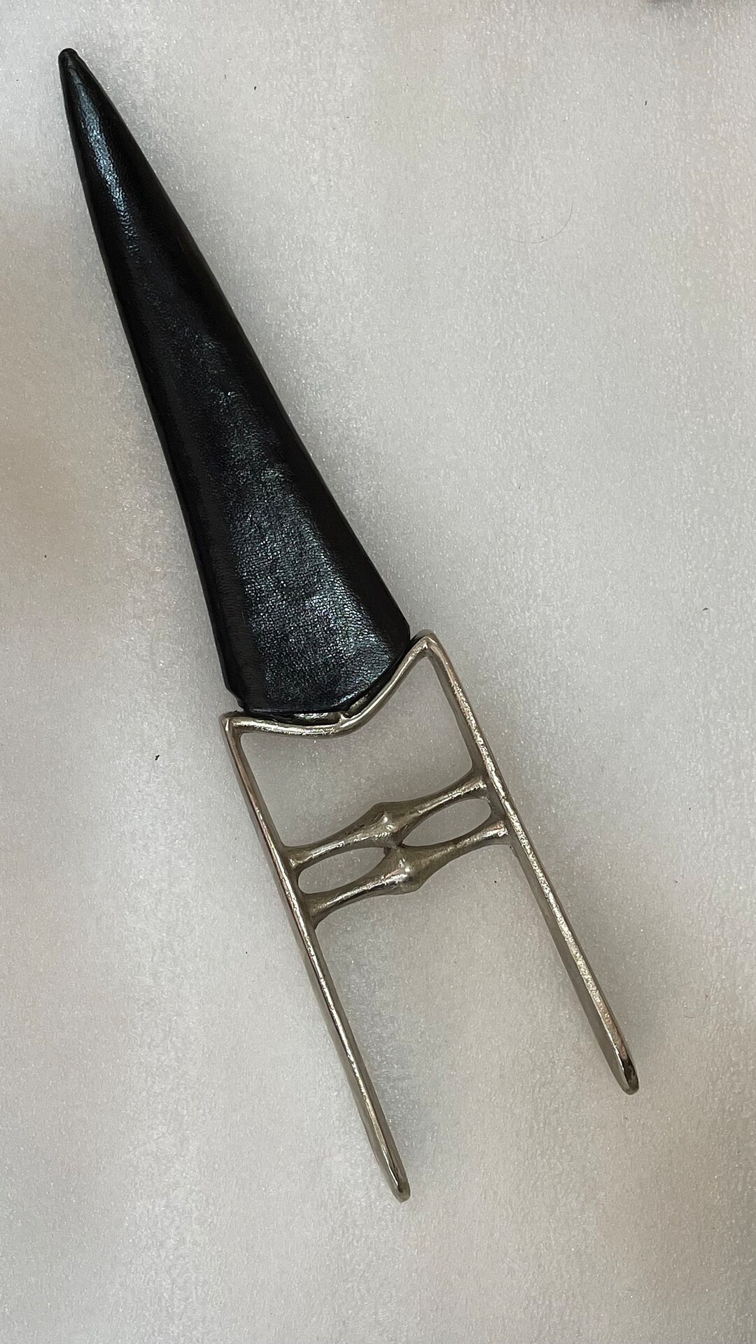 Rajput Katar Tiger Knife Dagger With Leather Scabbard. - Etsy