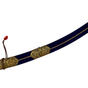 Shahi Talwar Indian Rajput Wedding Sword With Sheath Blue 38 Inches - Etsy
