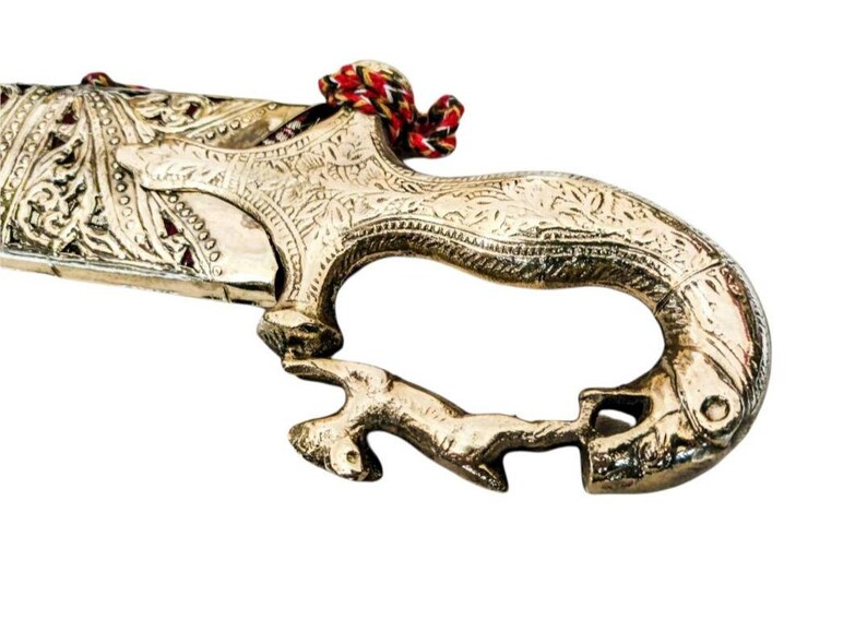 Golden Look Ceremonial Indian Rajput / Sikh Wedding Sword With - Etsy