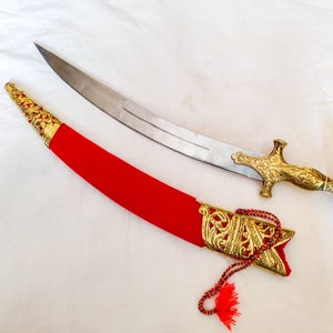 Handcrafted Indian Rajput Wedding Sword with sheath 18 inch | Etsy