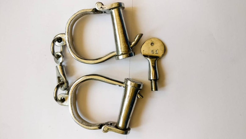 Antique Style Iron Handcuffs Antique Vintage Handcuffs Style | Etsy