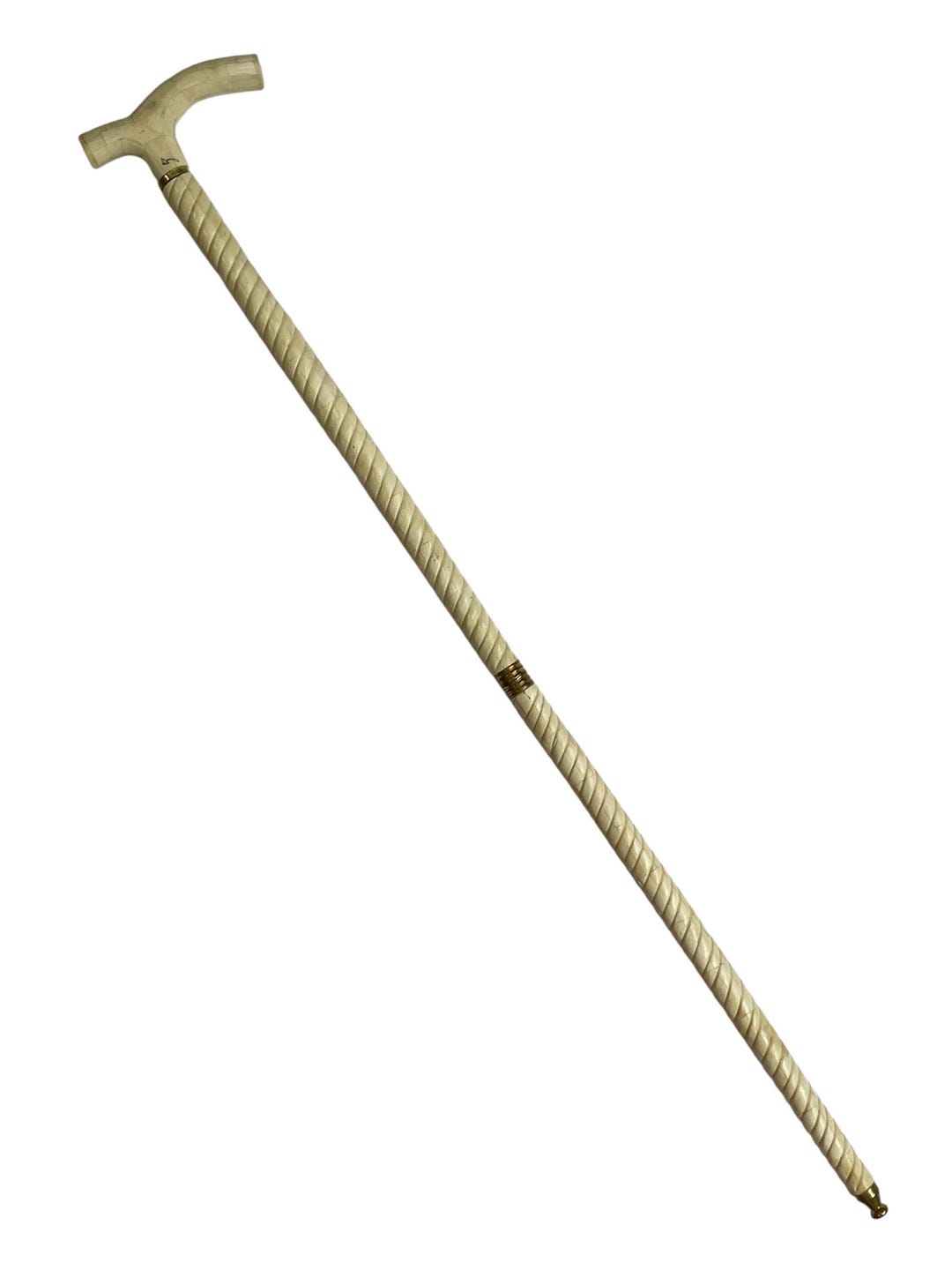 Hand-crafted Camel Bone Cane Walking Stick All Over Engraved Carvings ...