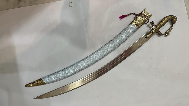 Royal Indian Shahi Talwaar Sword Sky Blue Color Indian Wedding Talwar ...