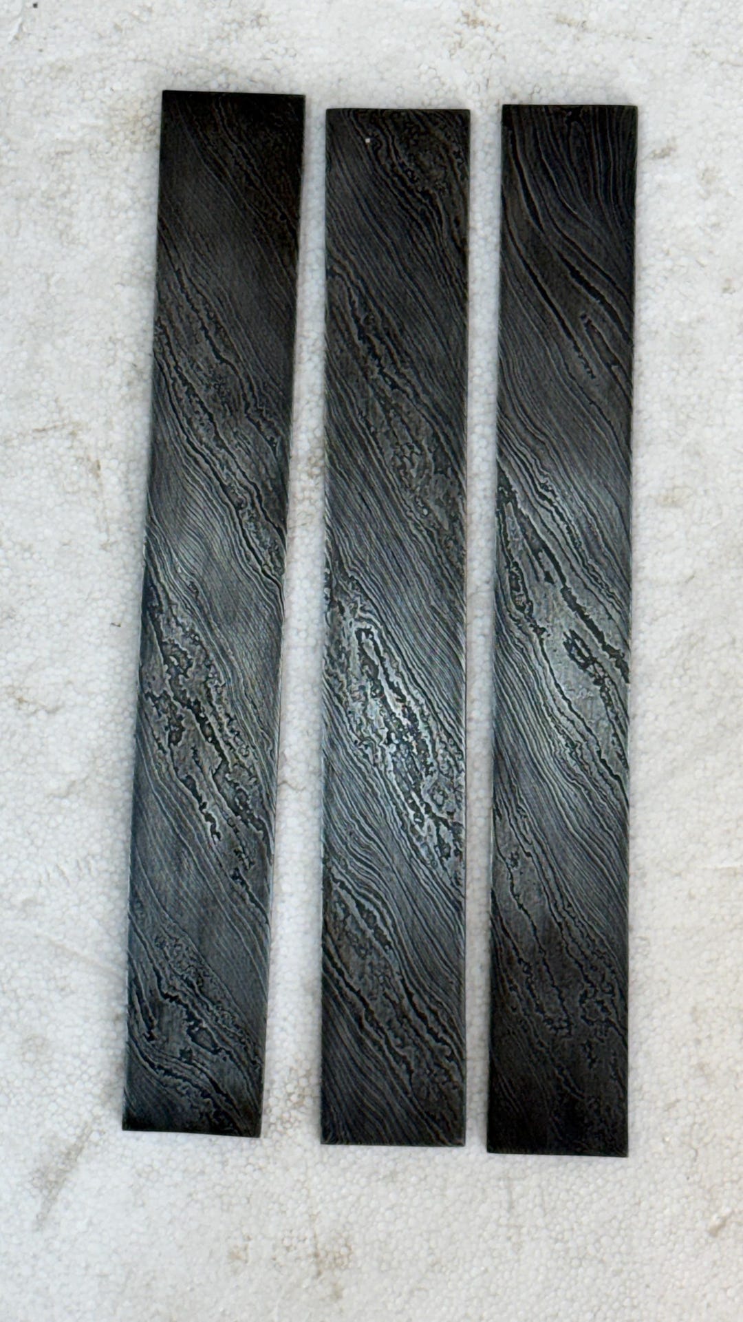 Damascus Billet 12 Inch Long Damascus Billet Blank Knife Making ...