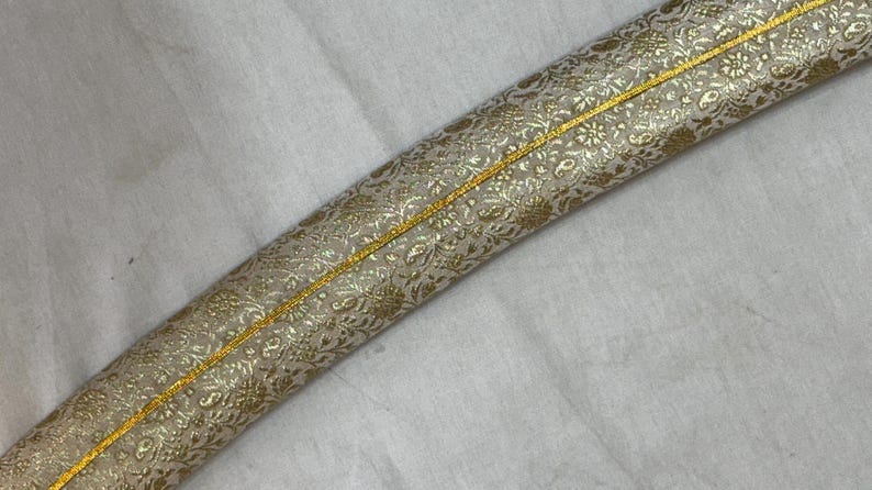 Indian Sikh Wedding Sword/kirpan With Sheath off White Sherwani Fabric ...
