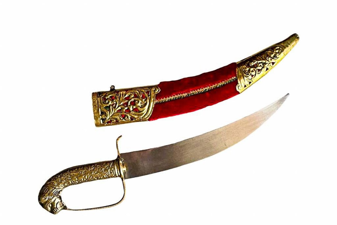 Indian Sikh Wedding Kirpan Maroon Color - Etsy