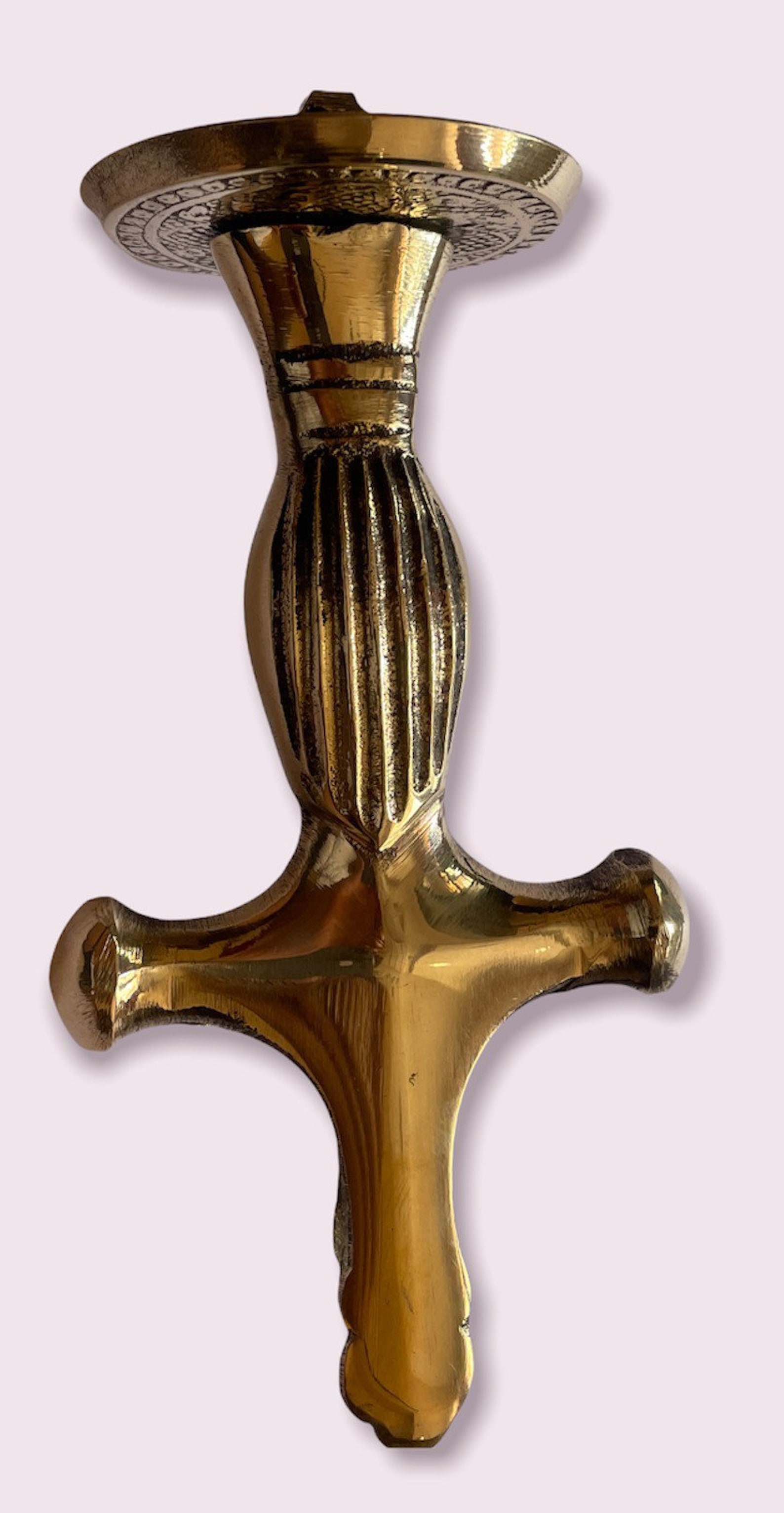 Golden Collectible Sword Hilt for Rajput Sword With Carvings - Etsy