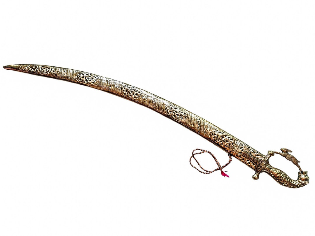 Indian Wedding Sword With Sheath Golden Hilt 38 Inches - Etsy