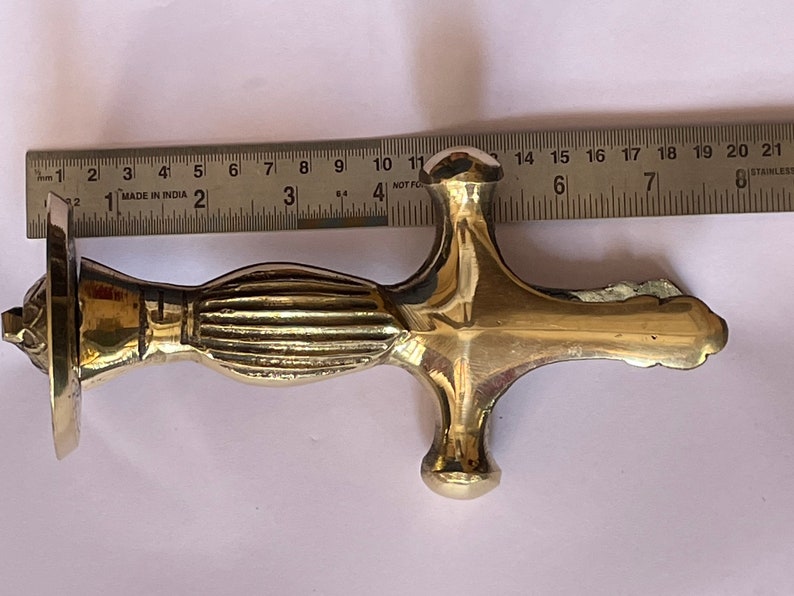 Golden Collectible Sword Hilt for Rajput Sword With Carvings - Etsy