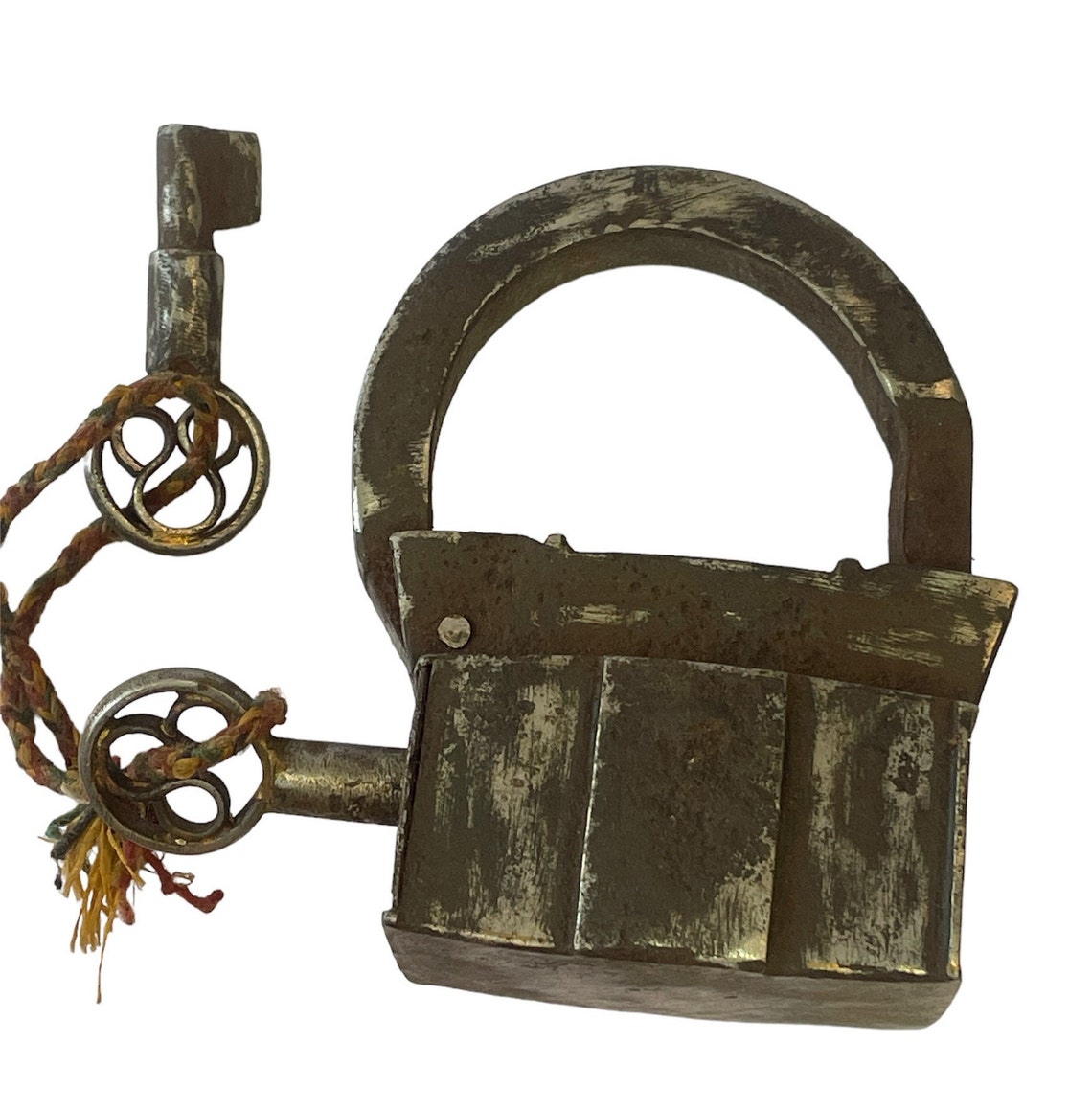 1900's Antique Iron Lock Tricky Two Keys Works Well - Etsy