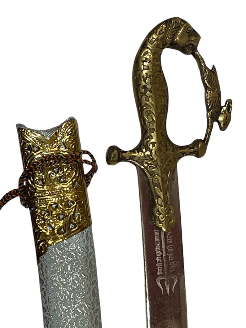 Royal Indian Shahi Talwaar Sword Sky Blue Color Indian Wedding Talwar ...