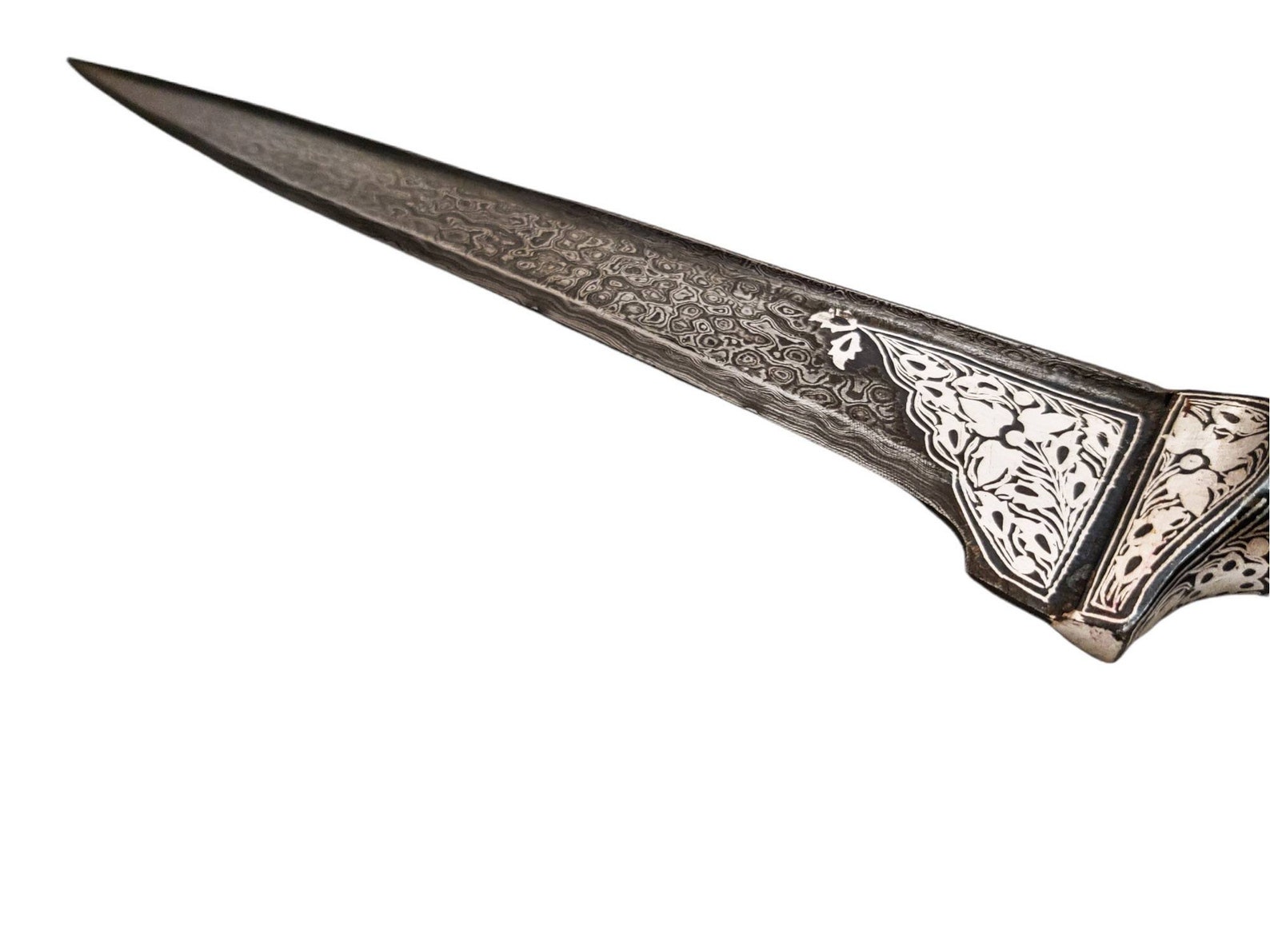 Vintage Reproduction Damascus Pesh Kabz Dagger With Bone - Etsy