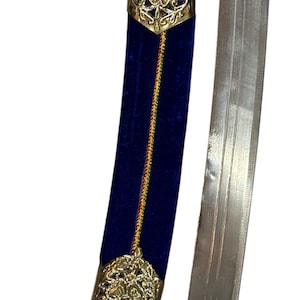 Shahi Talwar Indian Rajput Wedding Sword With Sheath Blue 38 Inches - Etsy