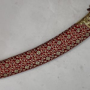 Royal Shahi Talwar Indian Short Sword With Lion Hunting Brass Hilt ...