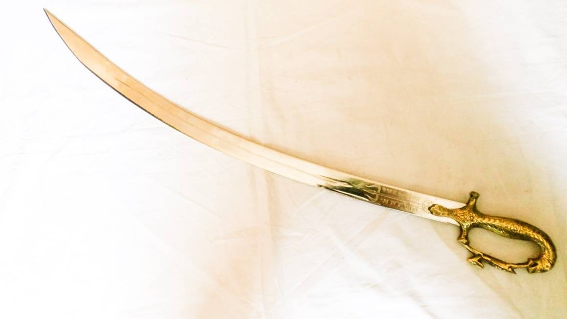 Handcrafted Indian Rajput Wedding Sword With Sheath Blue 35 - Etsy