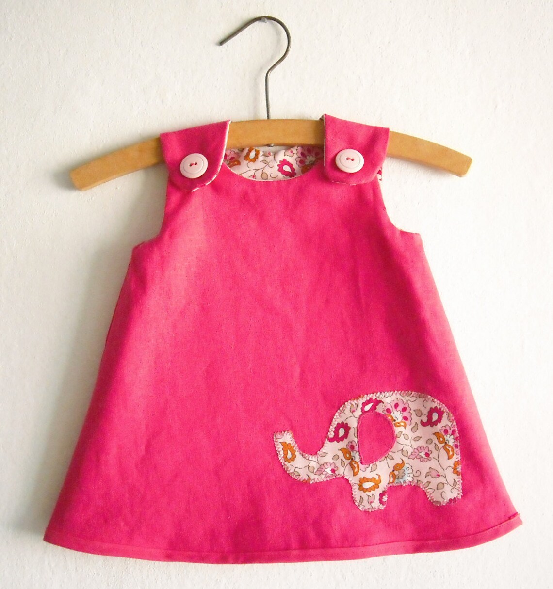 Size 0-24 Months/reversible A Line Dress Pattern/ Toddler - Etsy Canada