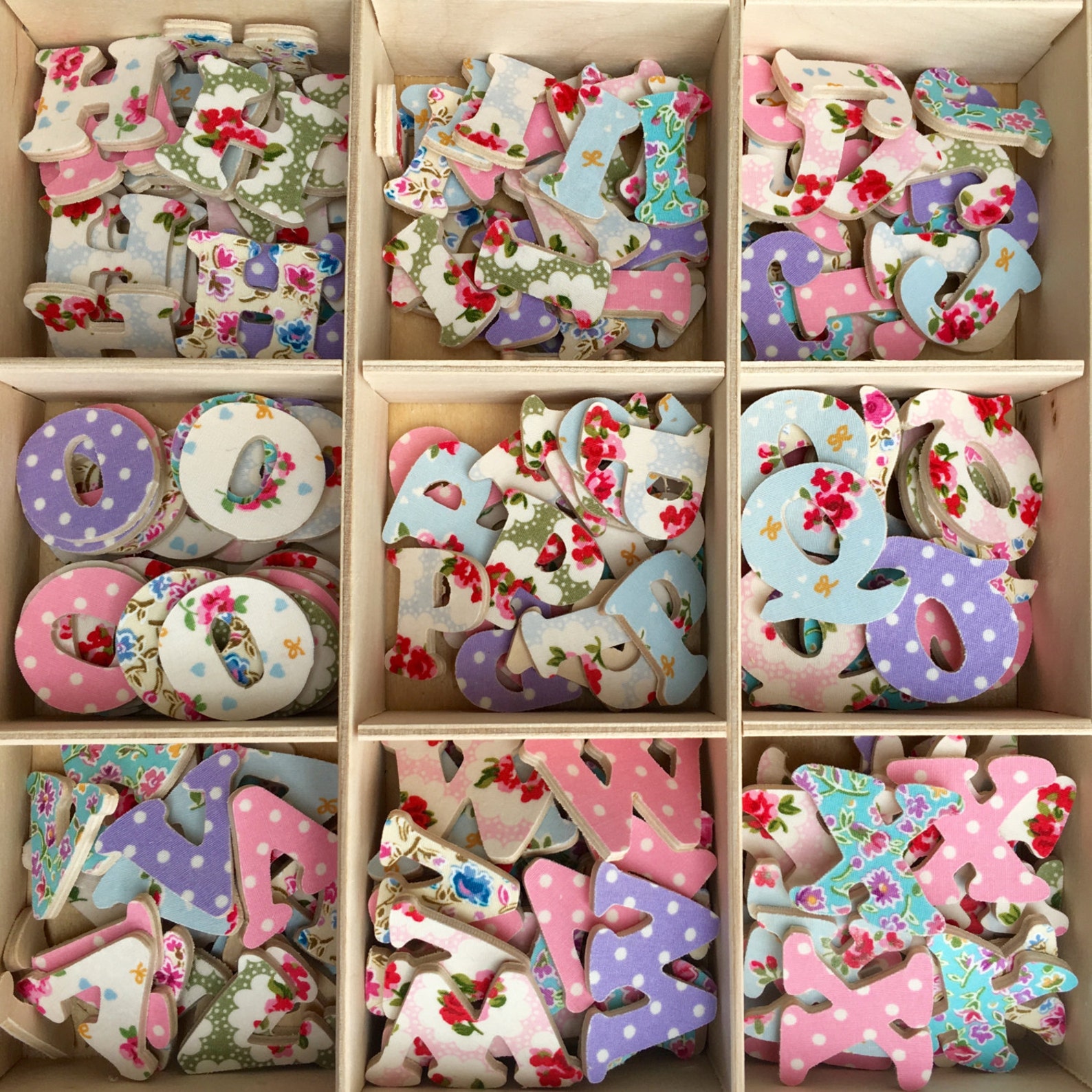 Wooden Alphabet Letters Custom Name Initials Girls Door Plaques Toy ...